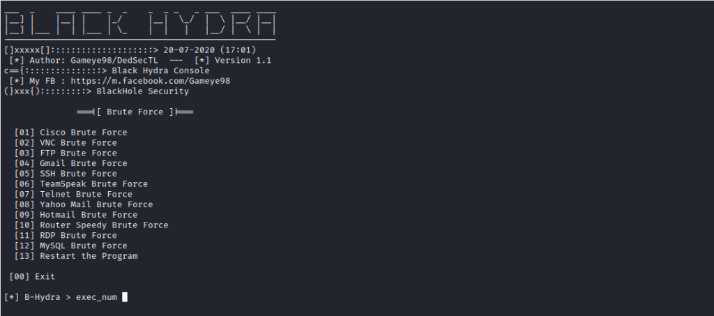 Latest Hydra for Termux and Kali for Brute-forcing - Sadeeq Technologies